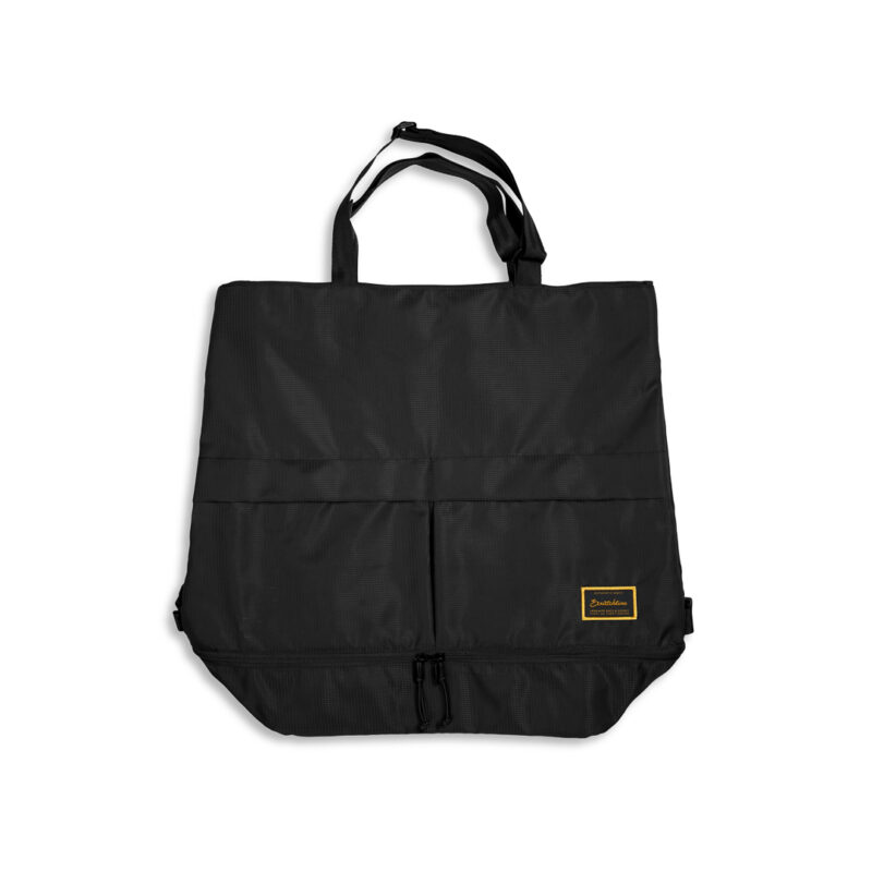 Vertical Tote Pack – Black – Scratchline